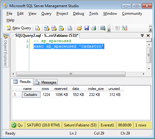 SQLBURGER: Calculando o tamanho de cada tabela no SQL Server